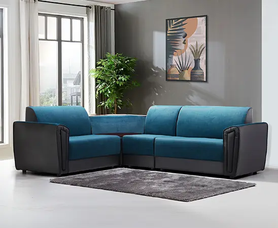 AQUA CORNER SOFA SET | www.nisaco.lk
