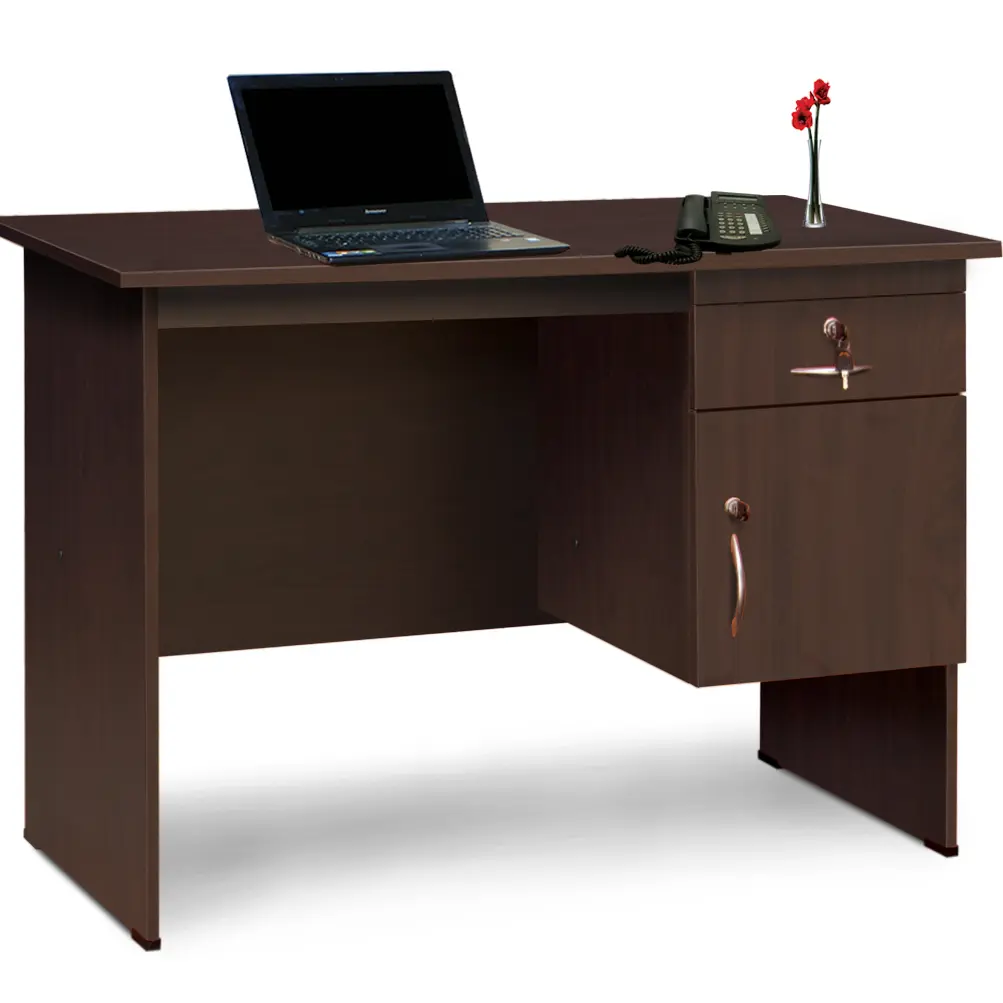 WRITING TABLE 1 DRAWER & CUPBOARD WITH LOCK | www.nisaco.lk